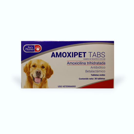 Antibiótico Amoxipet Tabletas c/30 tabs. – TayPets